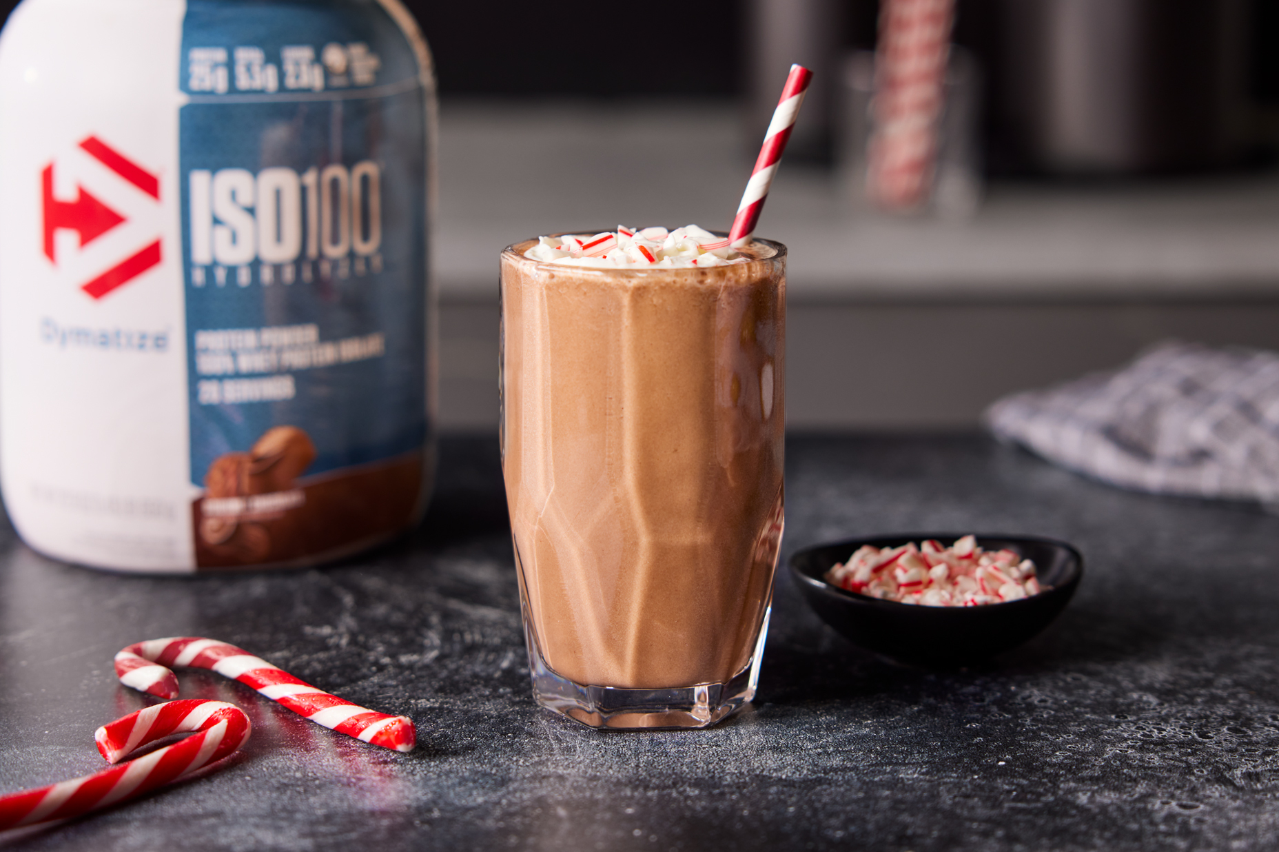 Chocolate Peppermint Protein Shake | Dymatize
