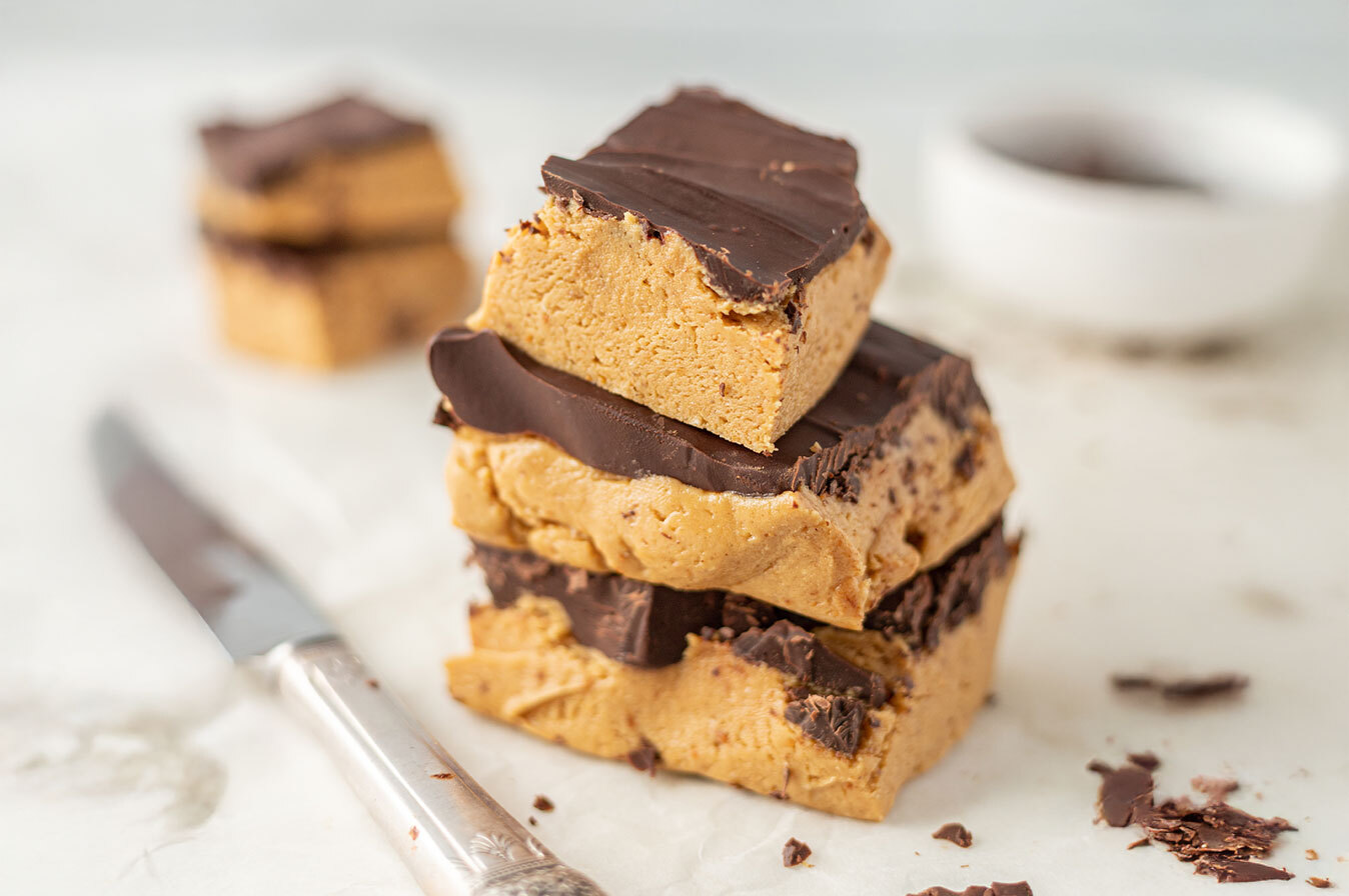 Dymatize | Chocolate Peanut Butter Protein Fudge Recipe | Healthy